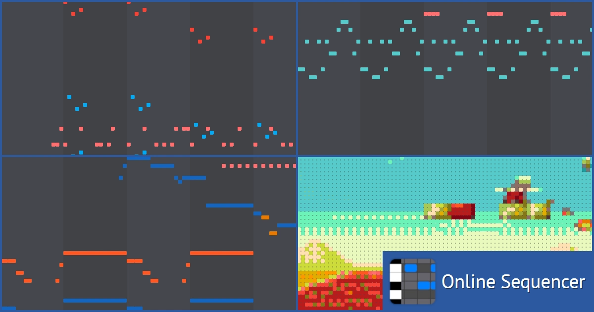 Super Mario remixes - Online Sequencer