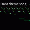 sans theme song - Online Sequencer