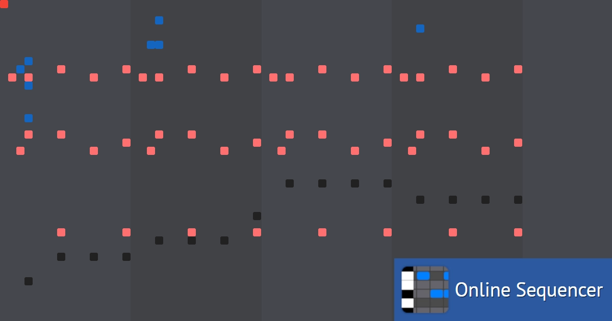 grand piano - electric drums - bass - xylo - Online Sequencer