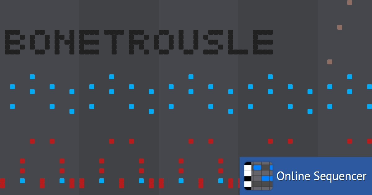 Undertale - Bonetrousle - Online Sequencer
