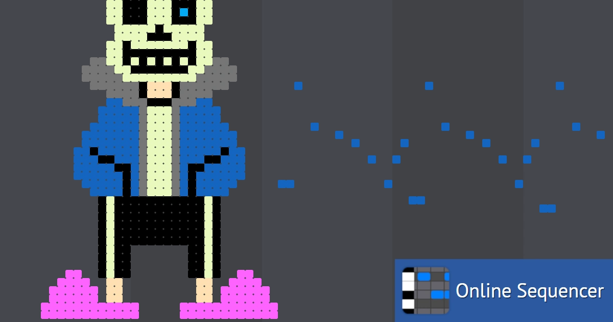 sans sound like (possible lag warning somehow ;-;) - Online Sequencer