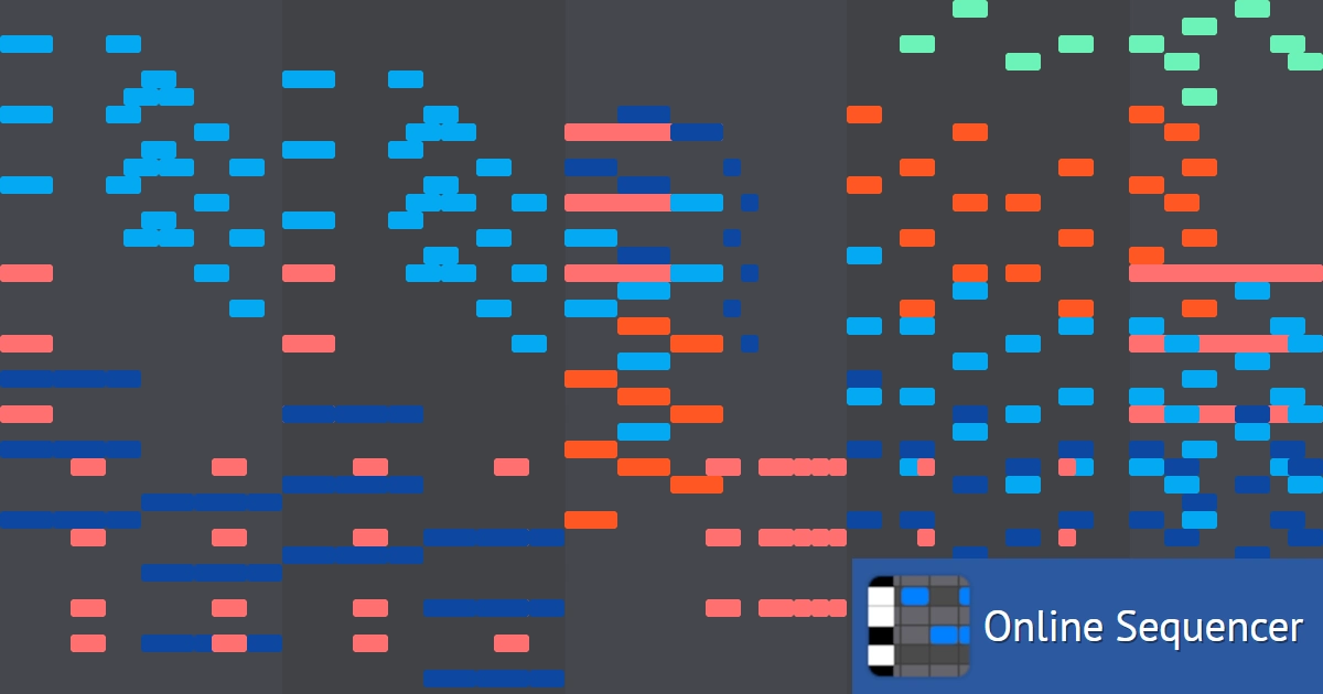 Numberblocks Intro in g-major 16 - Online Sequencer