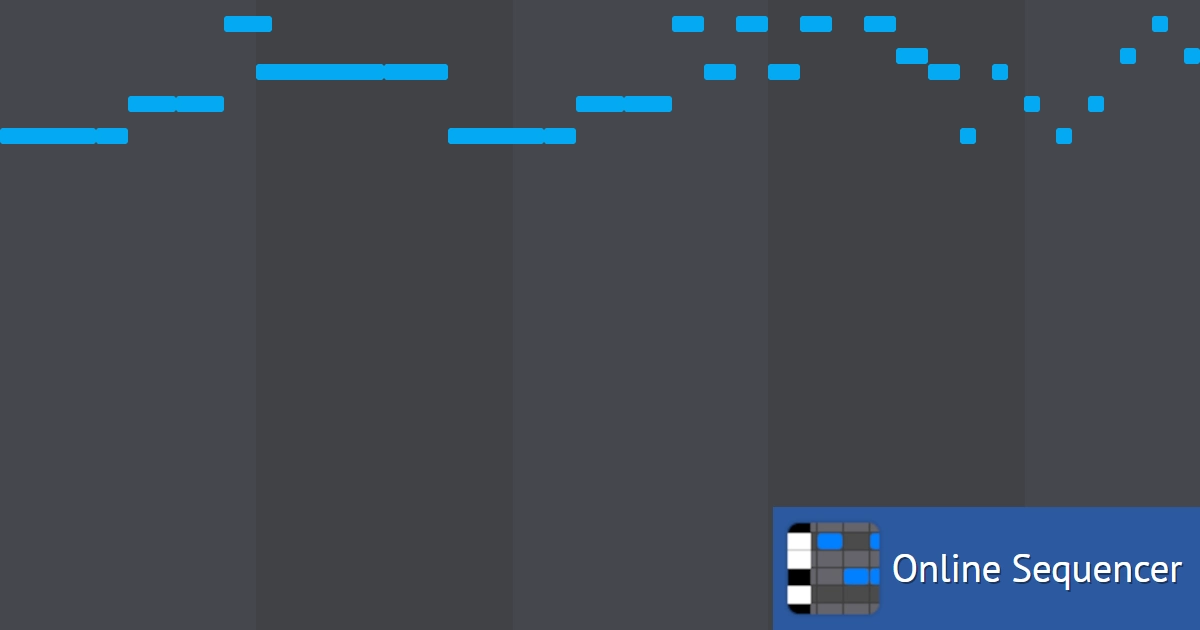 Jontron theme nightcore - Online Sequencer