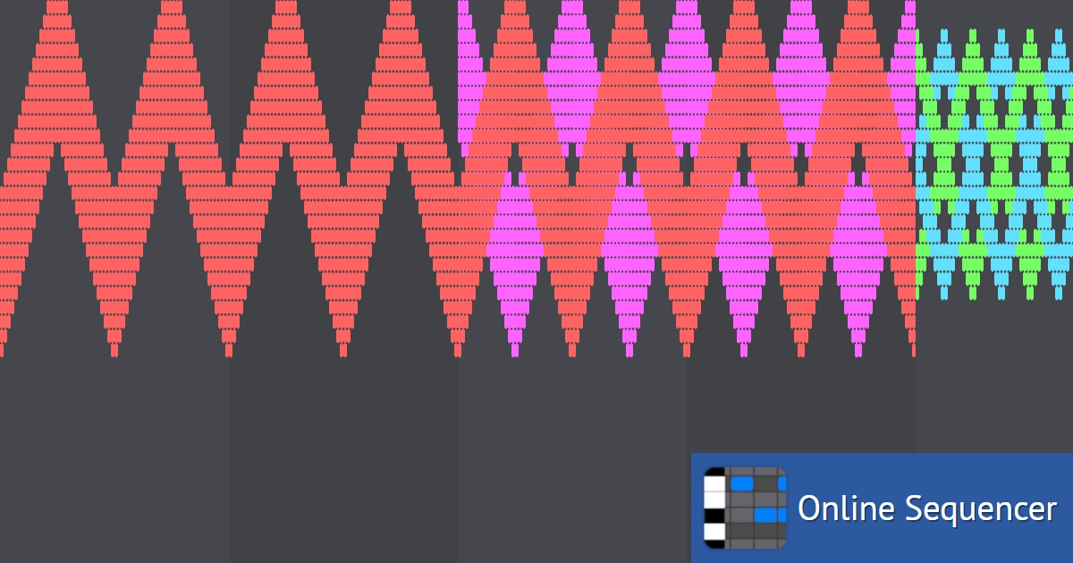 (BLACK MIDI) JM's noise challenge clip 1 - Online Sequencer