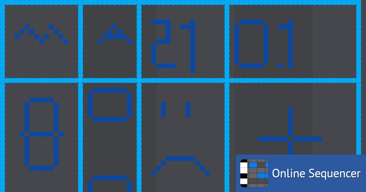 the symbols (name fixed) - Online Sequencer