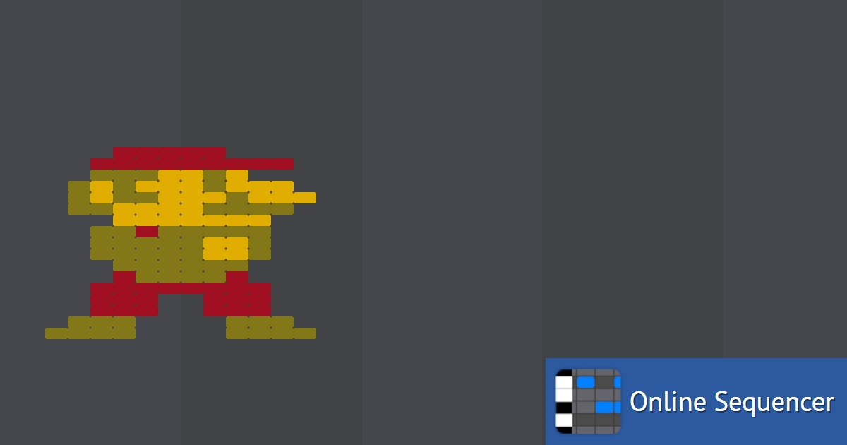 Mario folding his arms [Fixed] - Online Sequencer