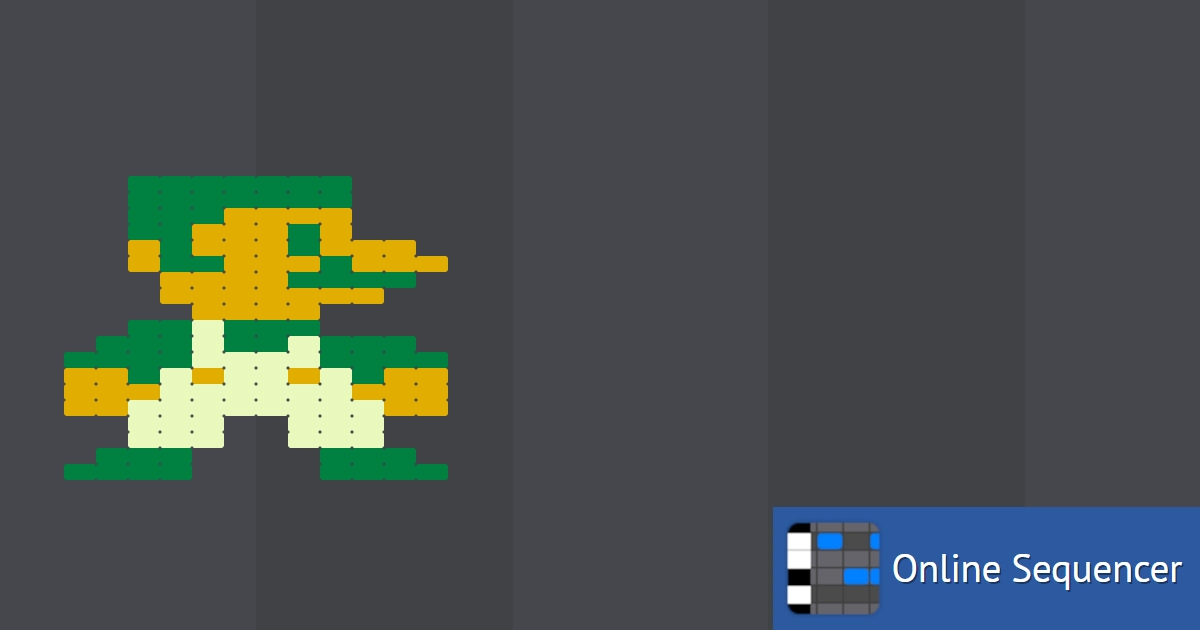 (Mario) Luigi with Sheen's hair - Online Sequencer