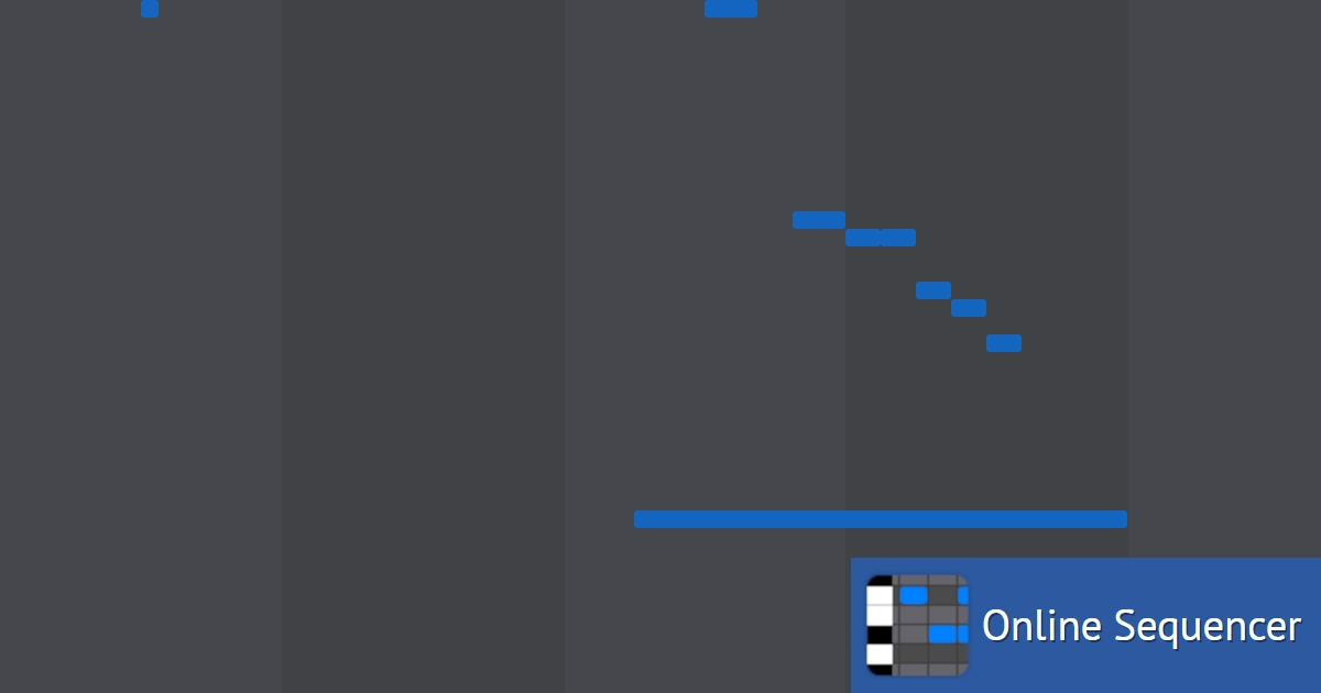 New Super Mario Brothers Intro - Online Sequencer
