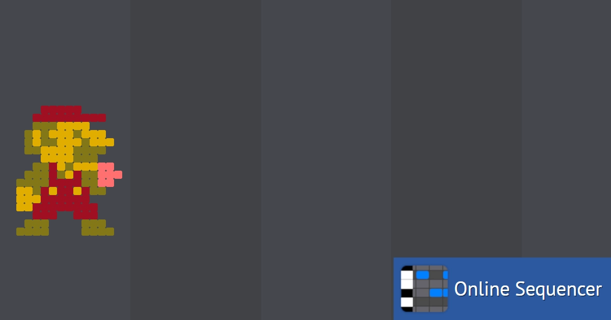 Mario with a red hand - Online Sequencer