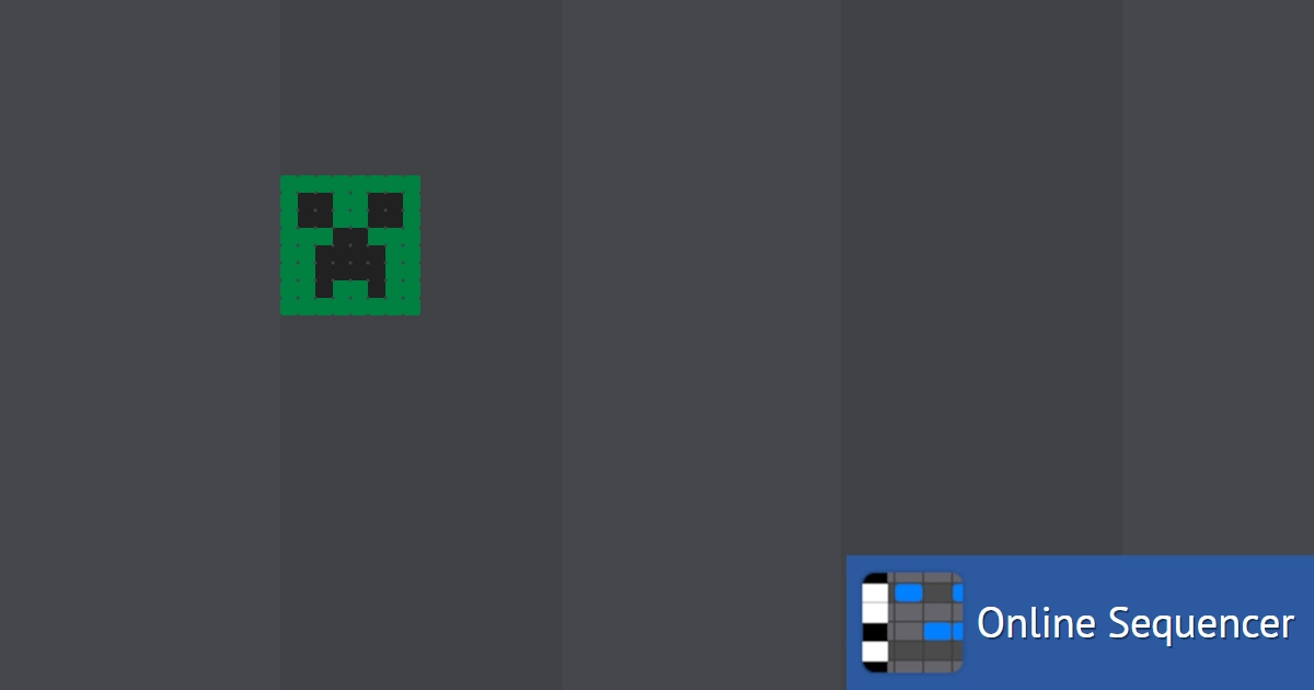Creeper Head - Online Sequencer