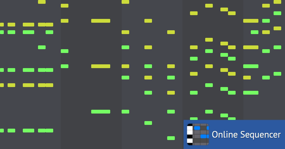 Super Mario Bros - Online Sequencer