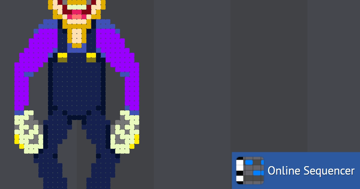 (Waluigi) I'm fat! Waa! - Online Sequencer