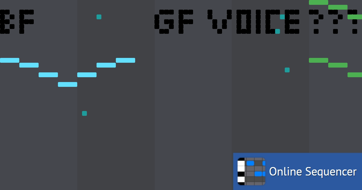 FNF Voice Chart - Online Sequencer