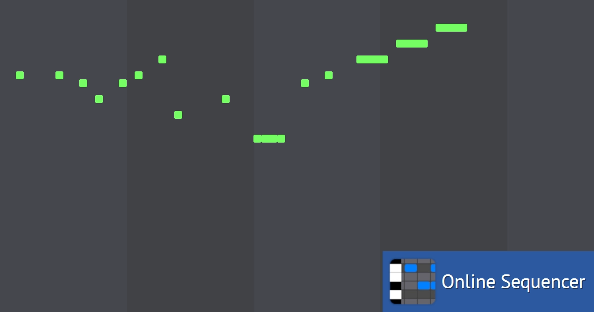 Bubble Bobble Introduction - Online Sequencer
