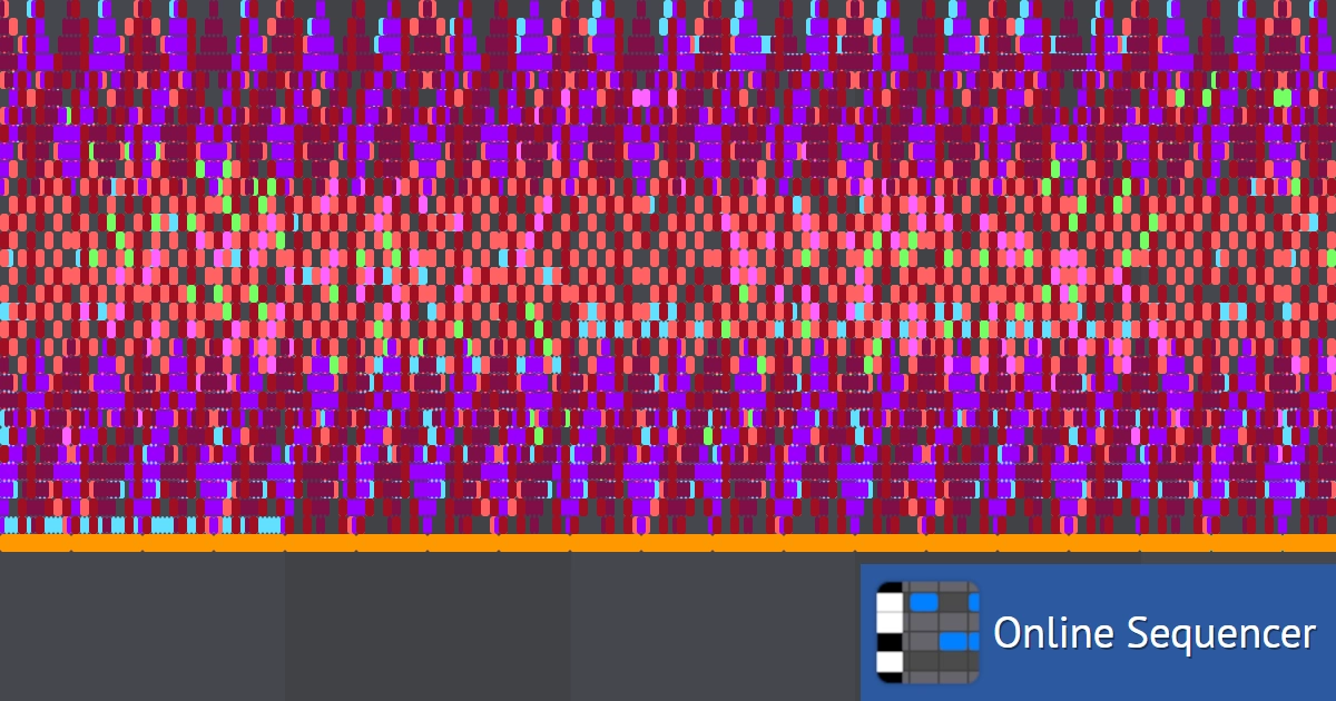 Coffin Dance.mid but black midi part 1 - Online Sequencer