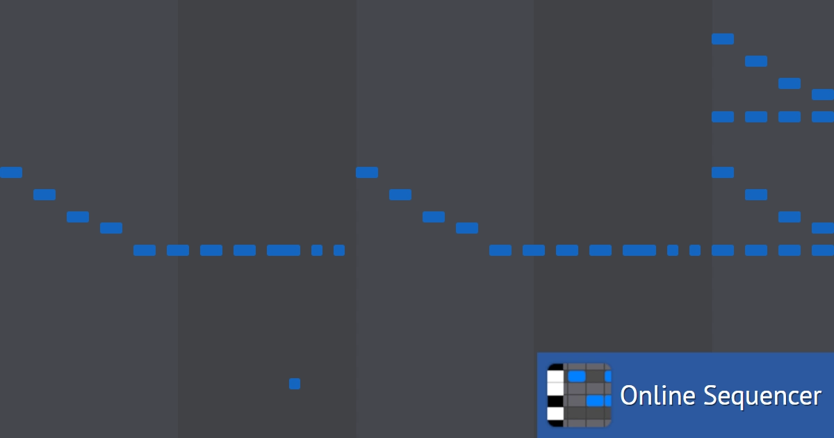 Shm - One (midi exported from my remake) - Online Sequencer