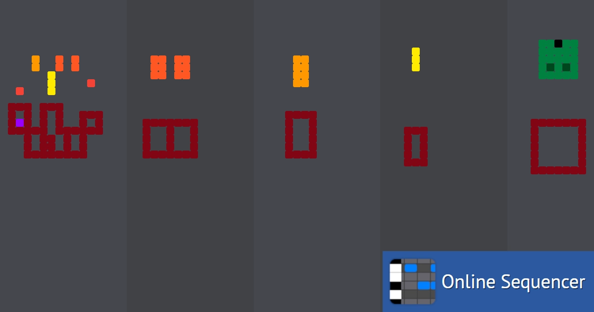 numberblocks peanuts and candy blossom Invert - Online Sequencer