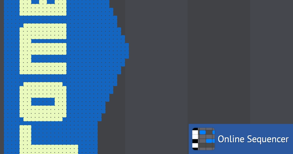 Lowe's Logo MIDI Art - Online Sequencer