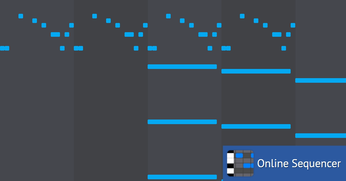 Megalovania and Evolve ark nerdout song - Online Sequencer