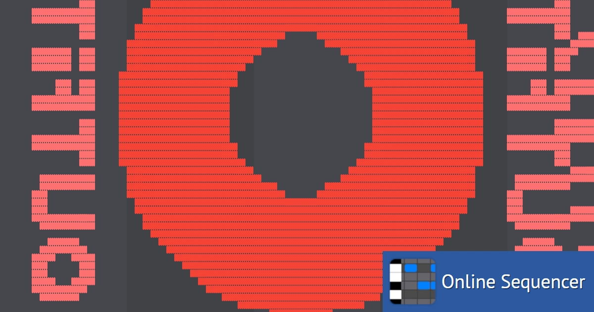 outfit7 logo MIDI Art Dark Notes - Online Sequencer