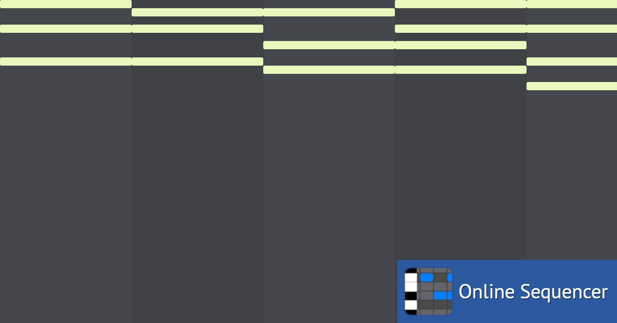 FACE FABD EGBD EGAC DFAC DFGB CEGC - Online Sequencer