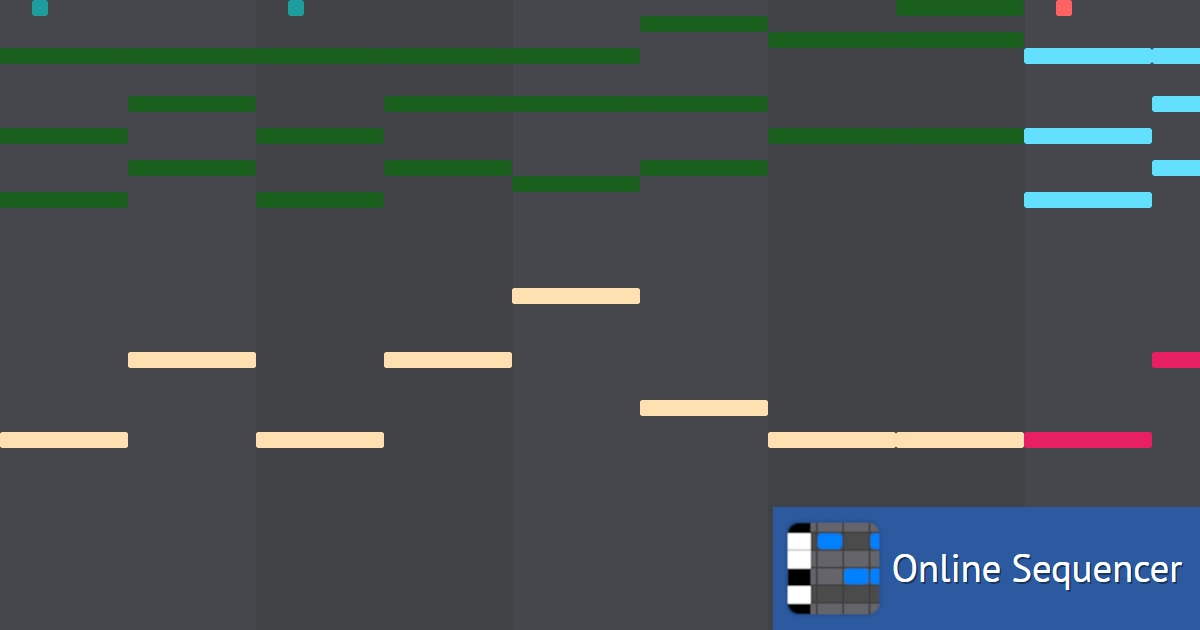 Video game beep boops - Online Sequencer