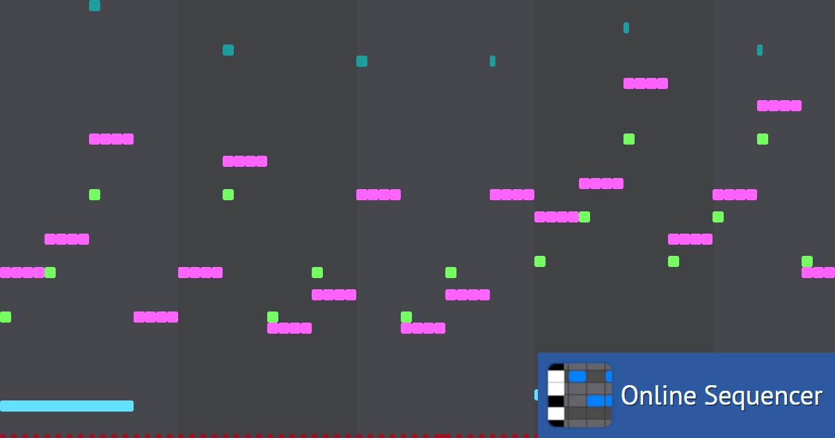 A song for my 2d animation class - Online Sequencer