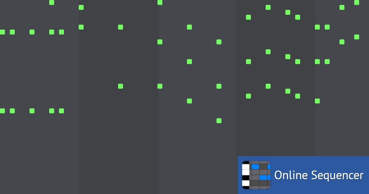 Super Mario Bros - Online Sequencer
