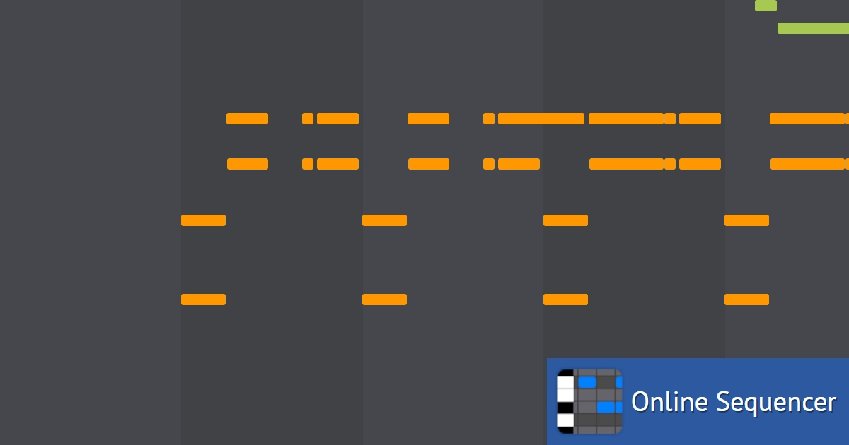 Spongebob Squarepants - Campfire Song Song v1 - Online Sequencer