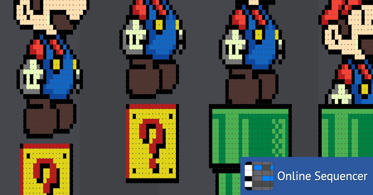 Super Mario alla carte - Online Sequencer