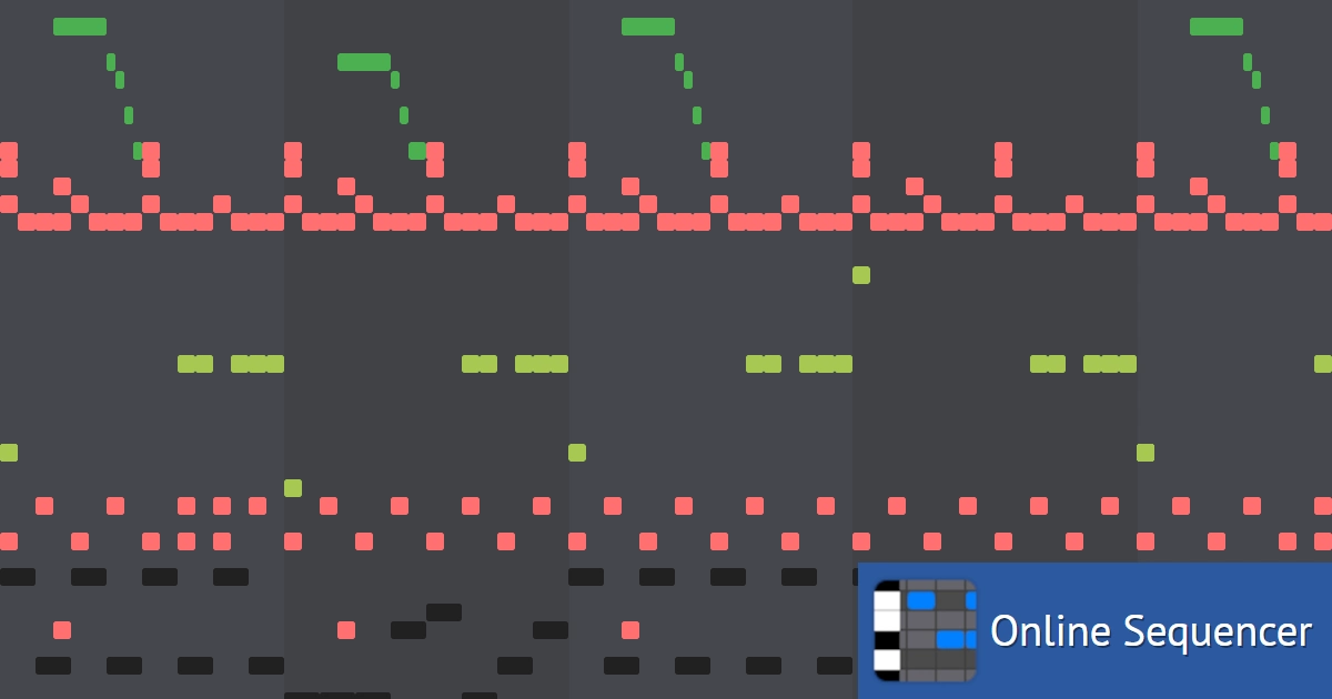 Sitting Ducks Theme song A Major - Online Sequencer