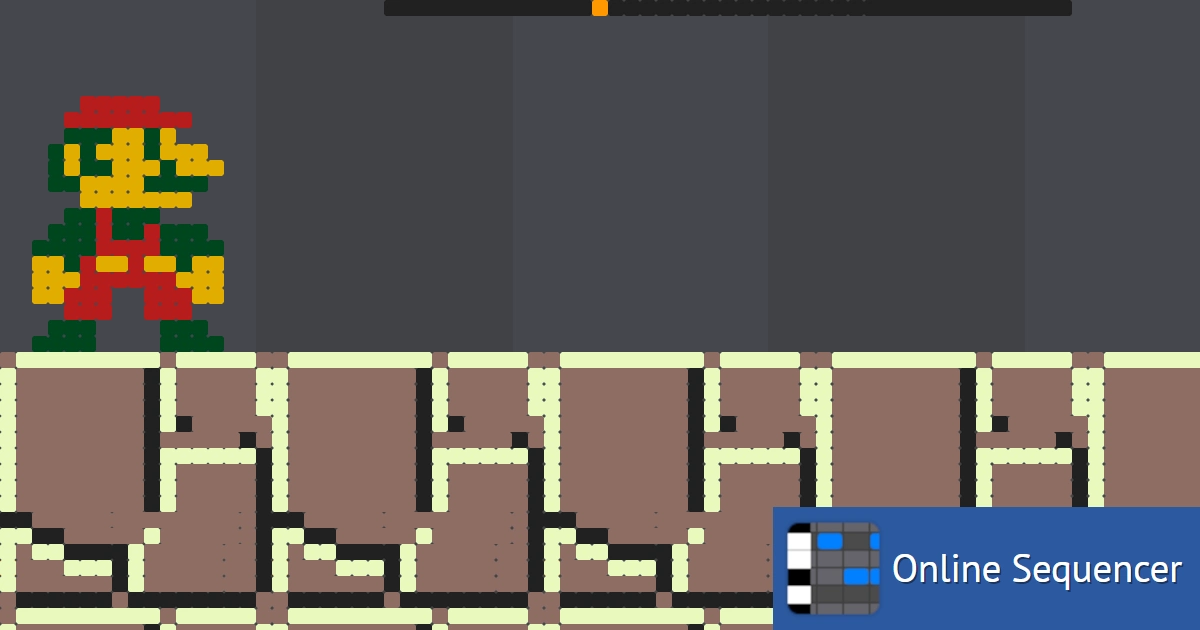 mario midi art - Online Sequencer