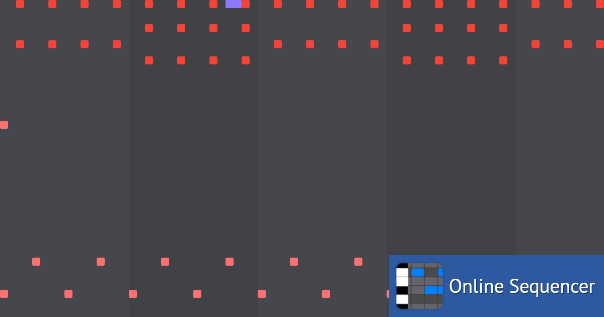 Base MIDI - POU Cliff Jump Theme - Online Sequencer