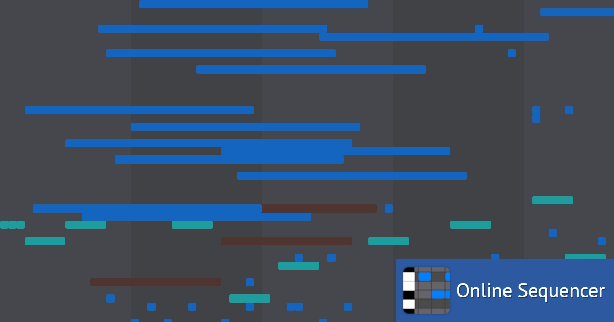 My First Setting Music - Online Sequencer