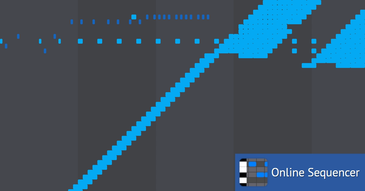 Rush E Original + Midi Download (art fixed - Online Sequencer