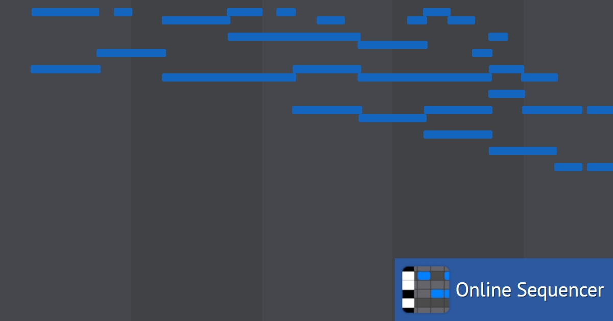 Yoasobi - Into the night / yoru ni kakeru (Sad version) - Online Sequencer