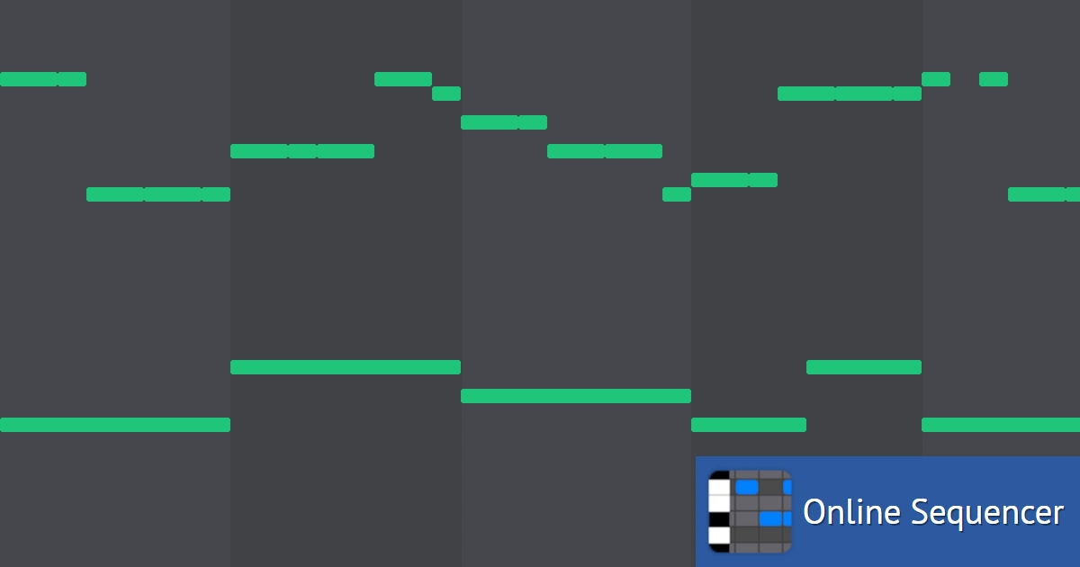 geometry dash/DJVI cycles midi - Online Sequencer