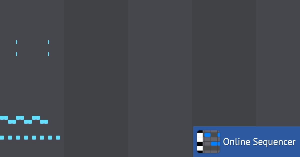 sawtooth percussion (inspired by papalua) - Online Sequencer