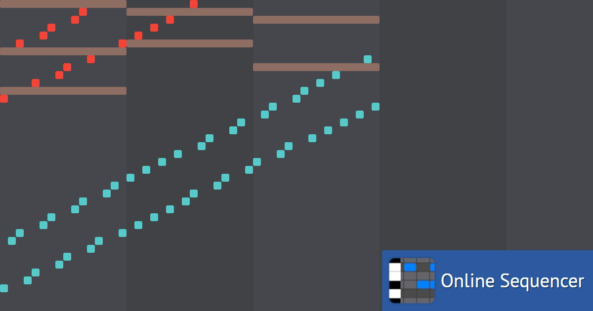 Super Mario 64 - Looping Staircase - Online Sequencer