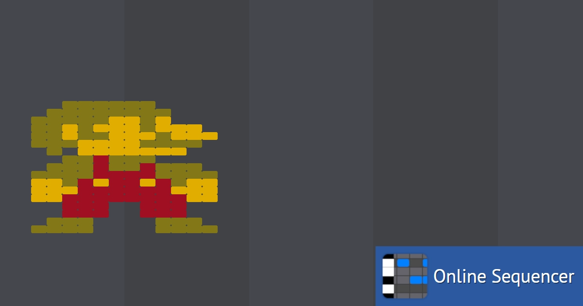 Mario with a mullet - Online Sequencer