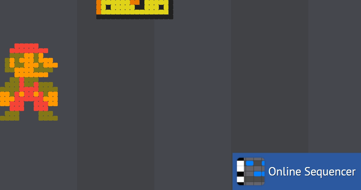 Super Mario Bros 1-1 (OG) - Online Sequencer
