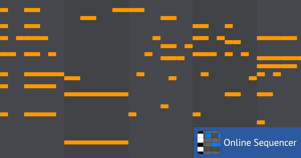 Aruarian Dance - Nujabes ( I have no enemies ) - Online Sequencer