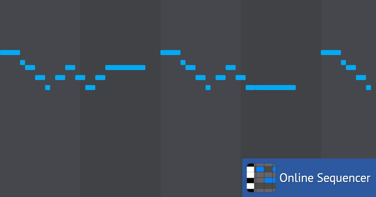 tachiaoi melody - Online Sequencer