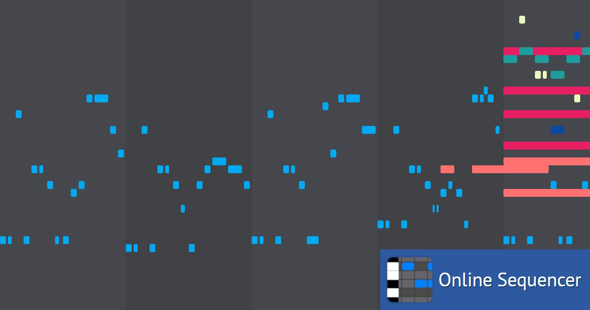 Not a Slacker Anymore (cover) - Online Sequencer