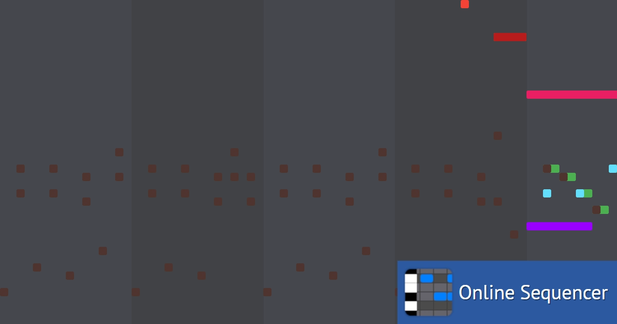 [WIP]FNAF 1 SONG - by the living tombstone - cover by - Online Sequencer