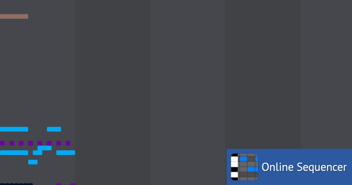 bam bada dum ba dum - Online Sequencer