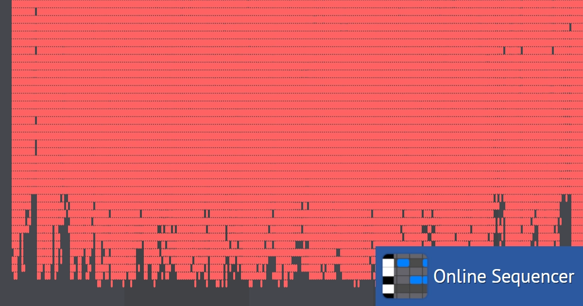 rick astley - never gonna give you up (fft/inverted) - Online Sequencer