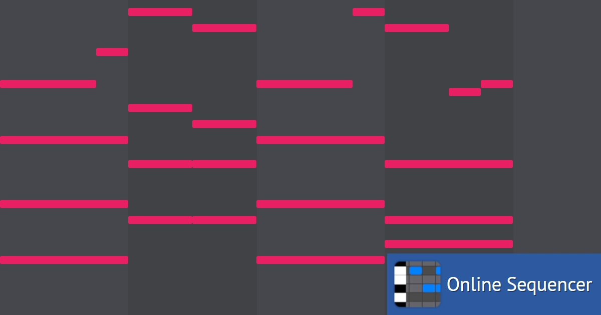 Slow beautiful synth - Online Sequencer