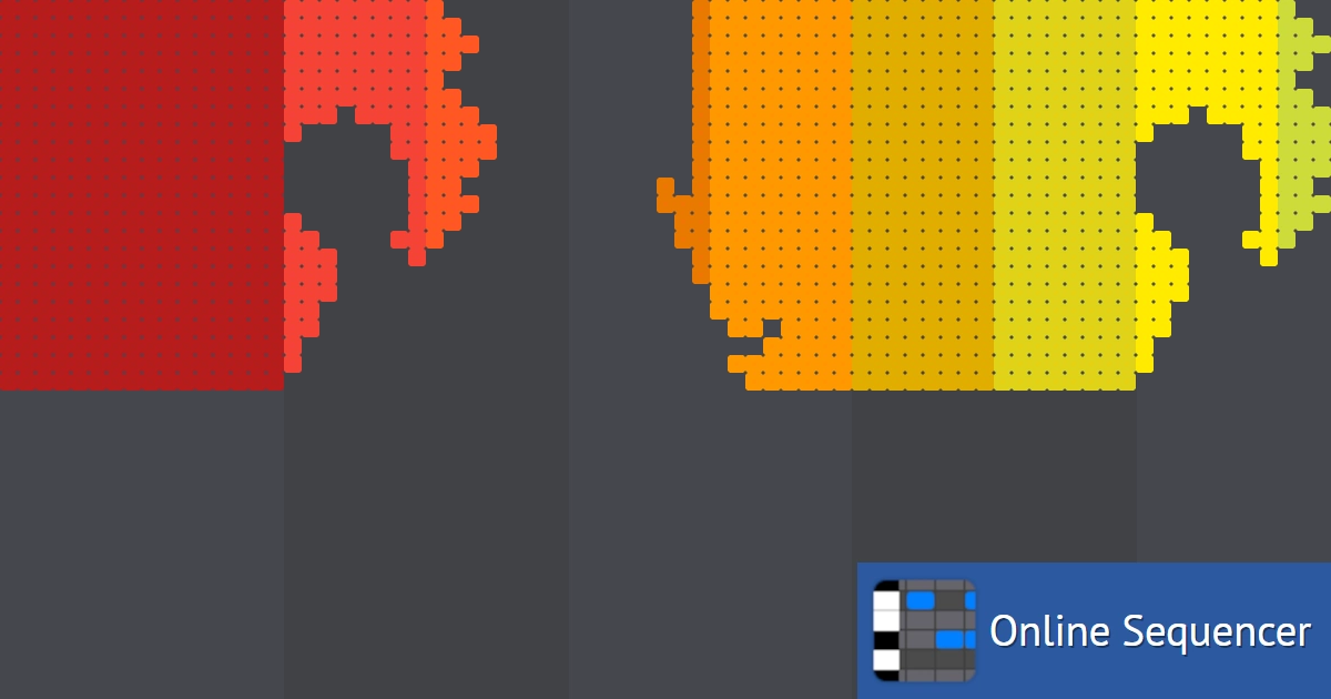 Bad Apple midi art - Online Sequencer
