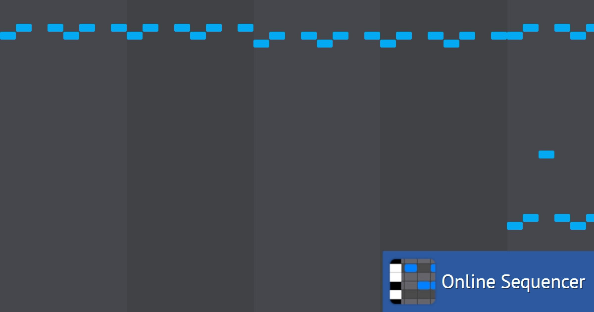 Gaster Theme - midi by tutogamer2a - Online Sequencer